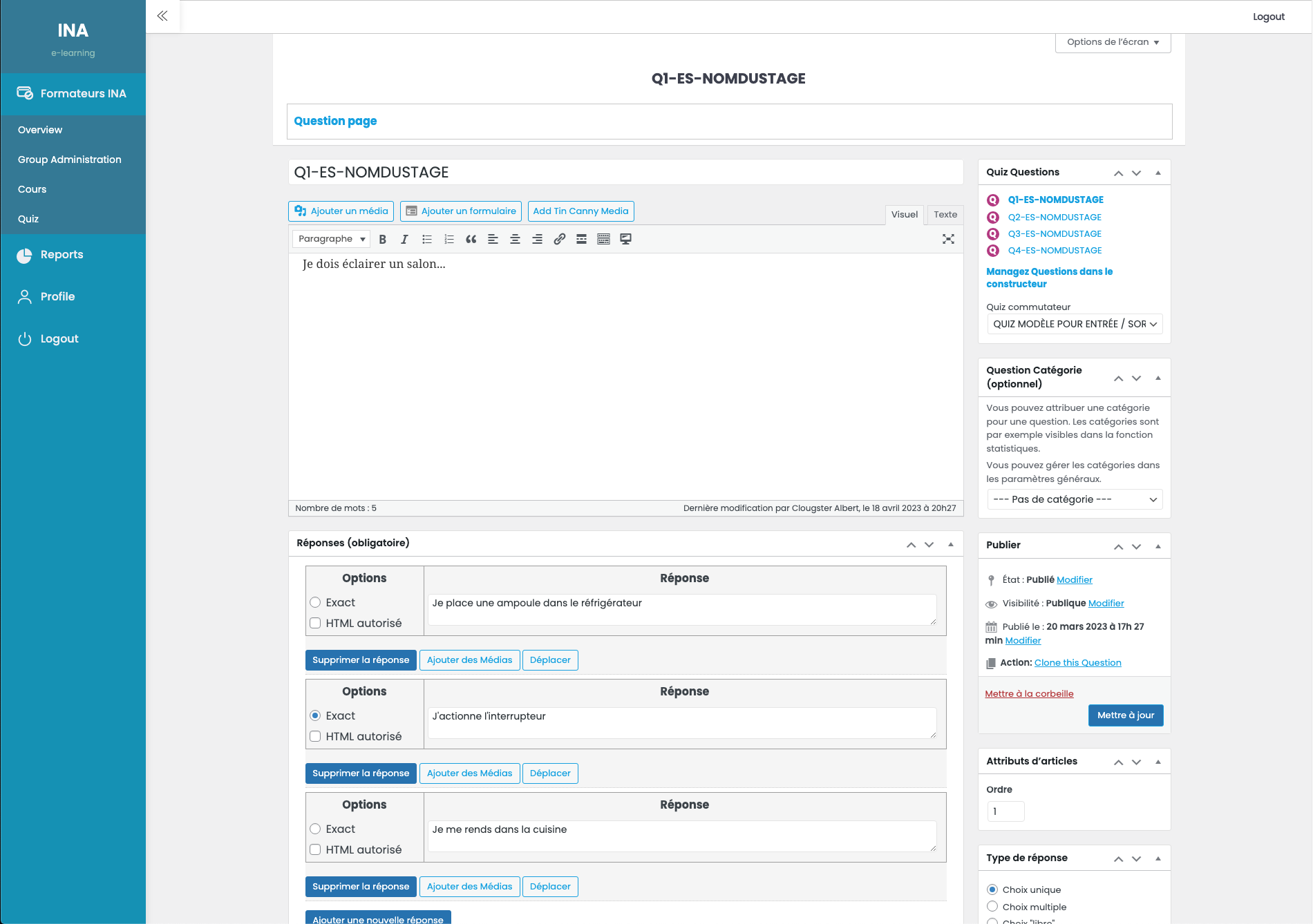 Interface | Ina Formation